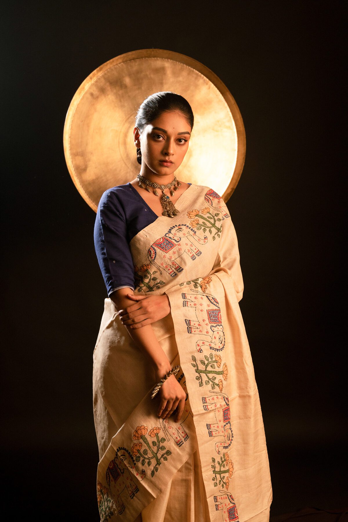 Ibha Tussar Silk Saree – Ira