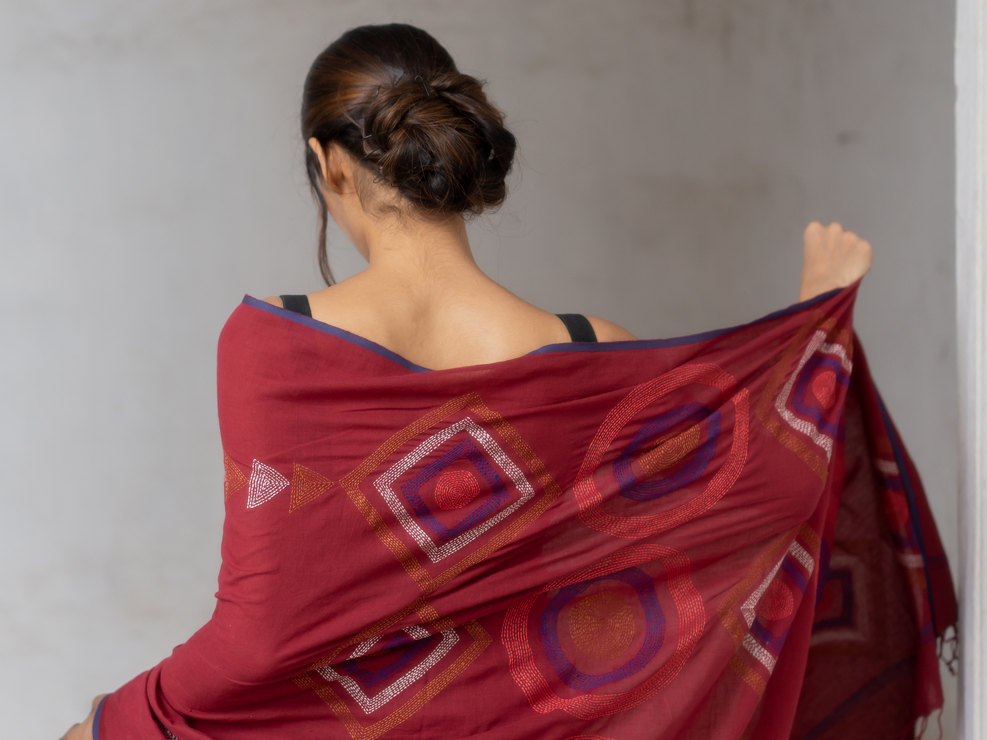 Fusing Raza’s exquisite art into elegant saree collections